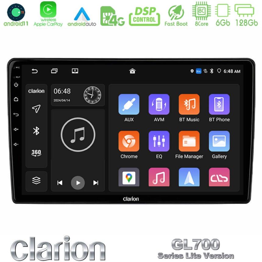 Clarion GL700 Lite Series 8Core Android11 6+128GB VW Group Navigation ...