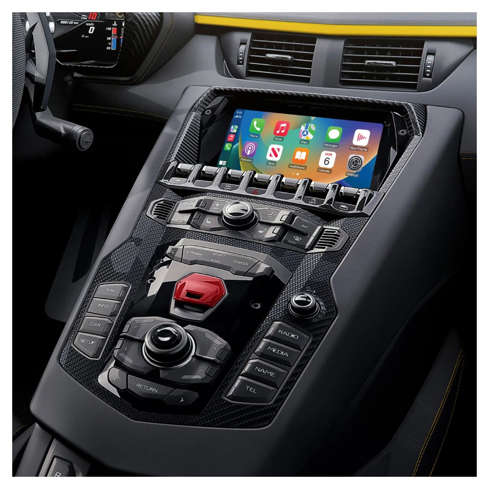 Lamborghini Aventador Wireless CarPlay/Android Auto Interface & Camera ...