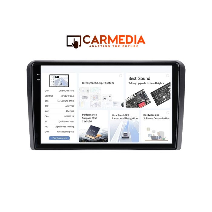CARMEDIA CMDU4095-5 PRO PLUS TABLET 9.5'' OEM TOYOTA YARIS 1999-2006 V2 ...